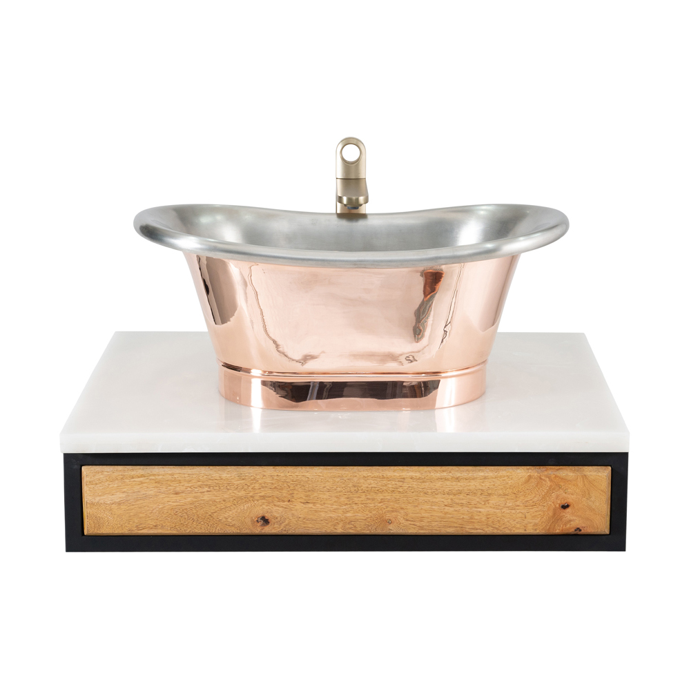 Top Mount Copper Wash Basin – CDM General Trading
